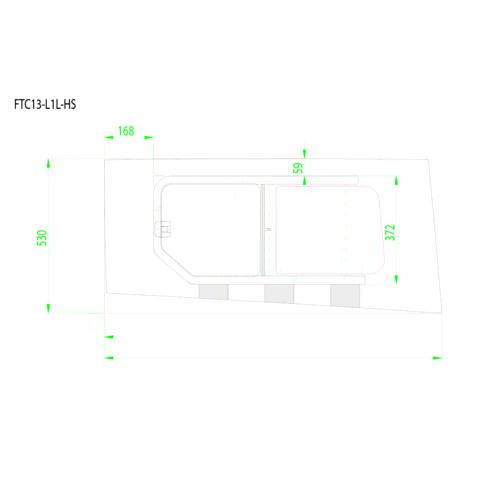 AM Auto Sliding Ford Transit Connect Driver Side Glass
