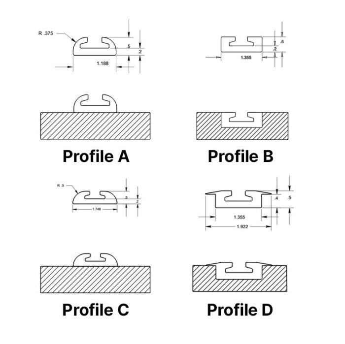 Custom L-Track With Mounting Holes
