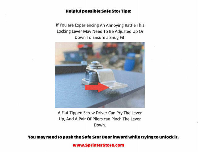 Safe Stor™: Sprinter Van Seat Storage - Maximize Space