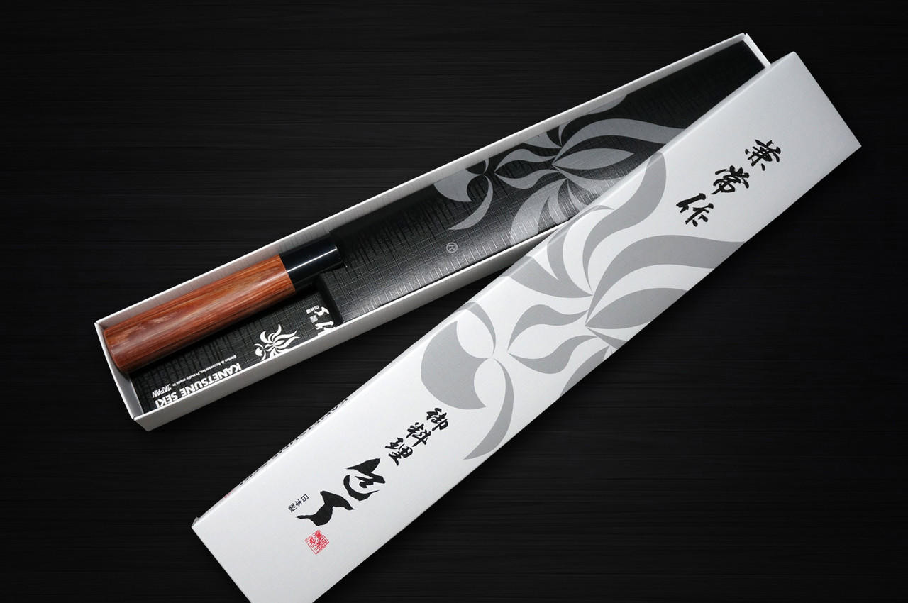 Kanetsune KC-950 DSR-1K6 Stainless Hammered Japanese Chef's Gyuto Knife 240mm | Japanese knives
