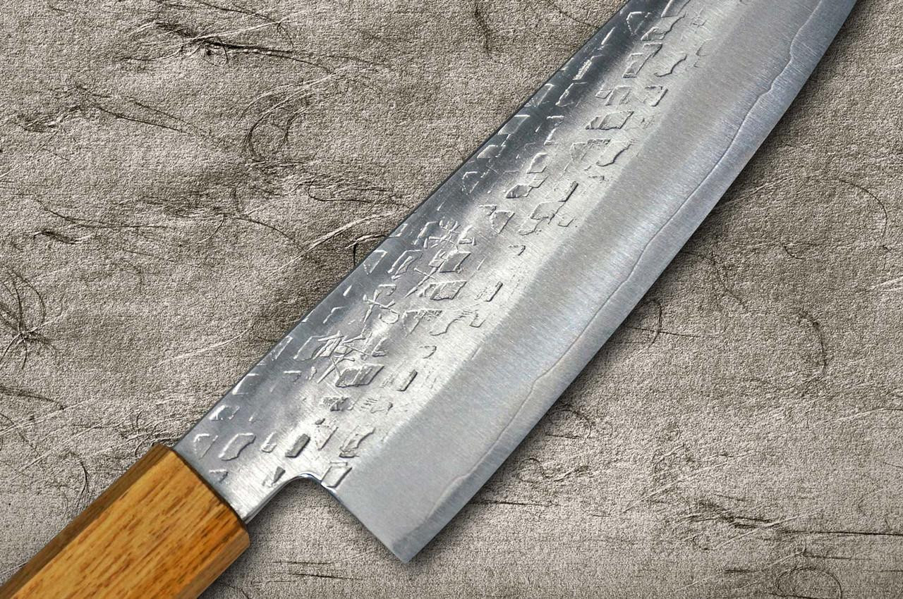Okeya VG10 Hammered OK8B Japanese Chef's Bunka Knife 165mm with Urushi ...