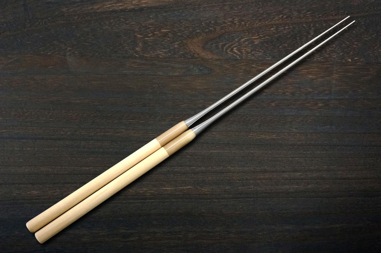 Stainless Cooking Chopsticks Japanese Chef's Moribashi 180mm with ...