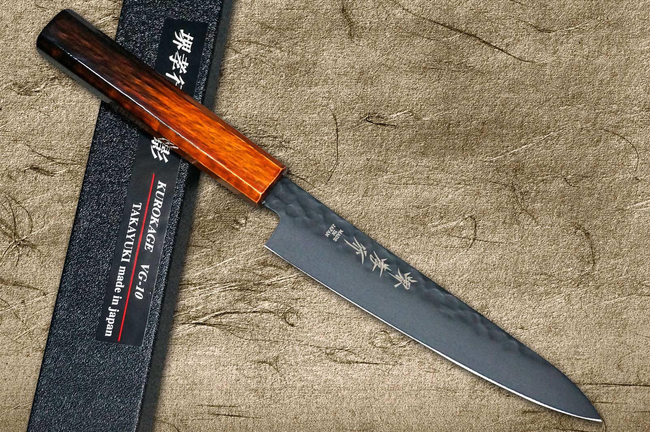 Masamoto KS Honkasumi Gyokuhaku-ko Buffalo Tsuba Japanese Chef's Gyuto ...