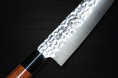 Kanetsune KC-950 DSR-1K6 Stainless Hammered Japanese Chef's Gyuto Knife ...