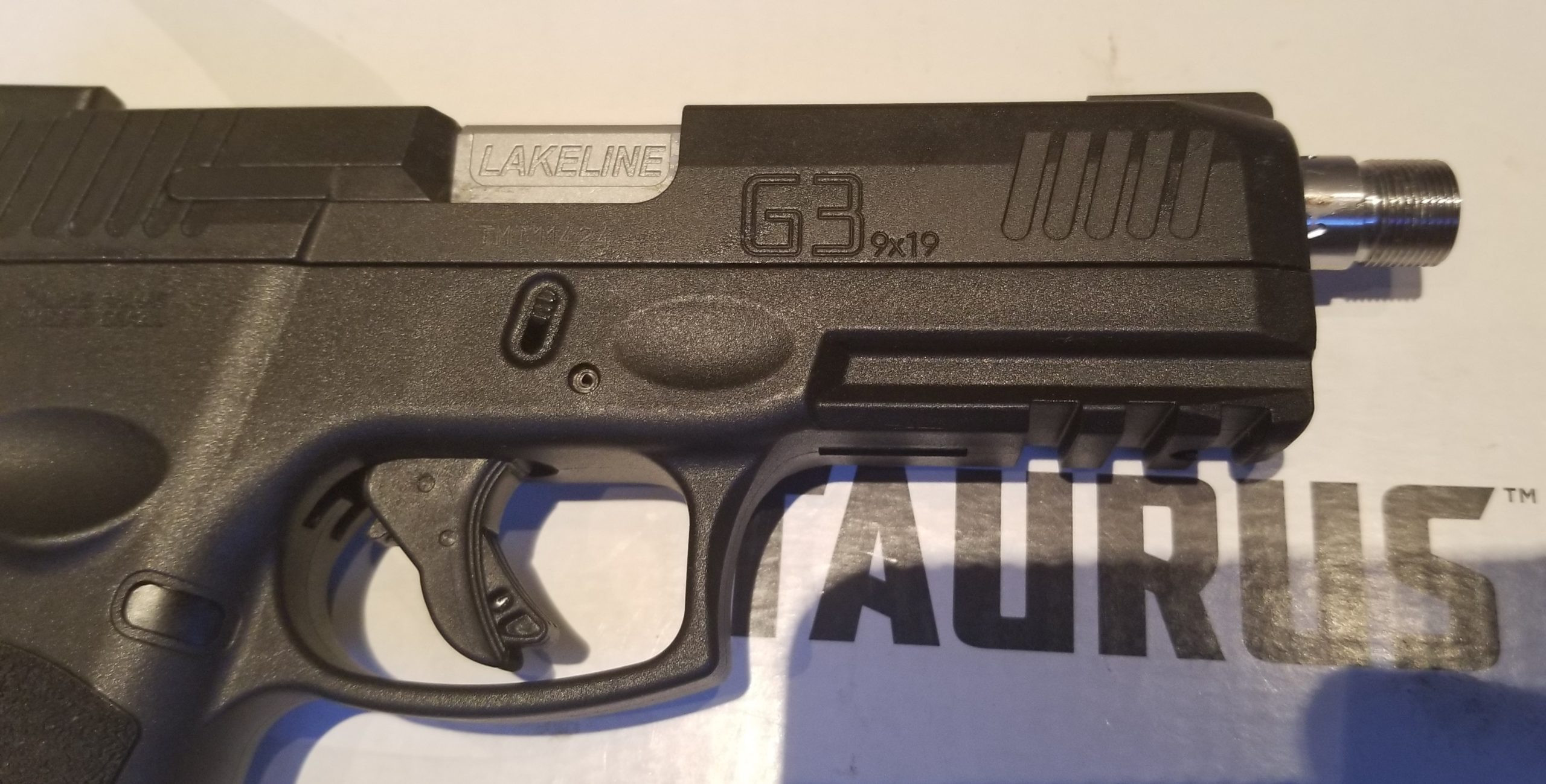 Lakeline LLC Threaded Target Barrel for the 9mm Taurus G3X, G3C, G2C ...