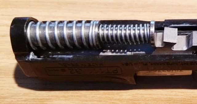 Stainless Recoil Assembly, fits 9mm Taurus G2C, G2S, G3C, G3X, & PT111 G2