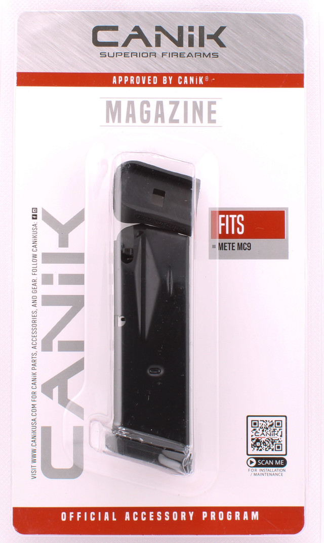 Hybrid +4 Magazine Extension for the Canik Mete MC9 15 Round Magazine