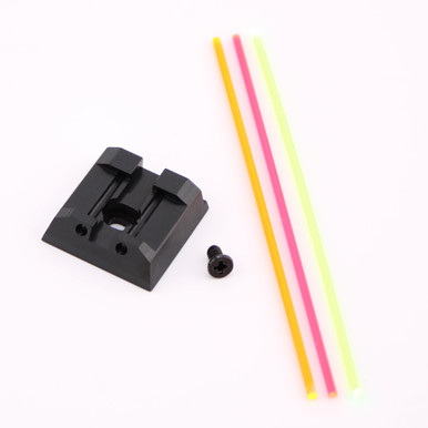 Fiber Optic -REAR SIGHT- for the Taurus G2C, G2S, G3 w/o factory steel ...