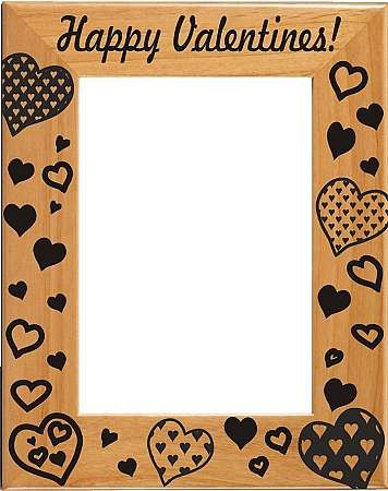 Valentine Picture Frame, Happy Valentine's! - 3 Sizes