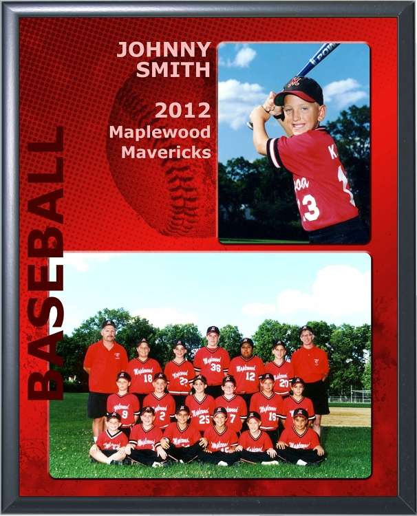 Baseball Memory Mate Plaque - Personalized | Individual & Baseball Team ...