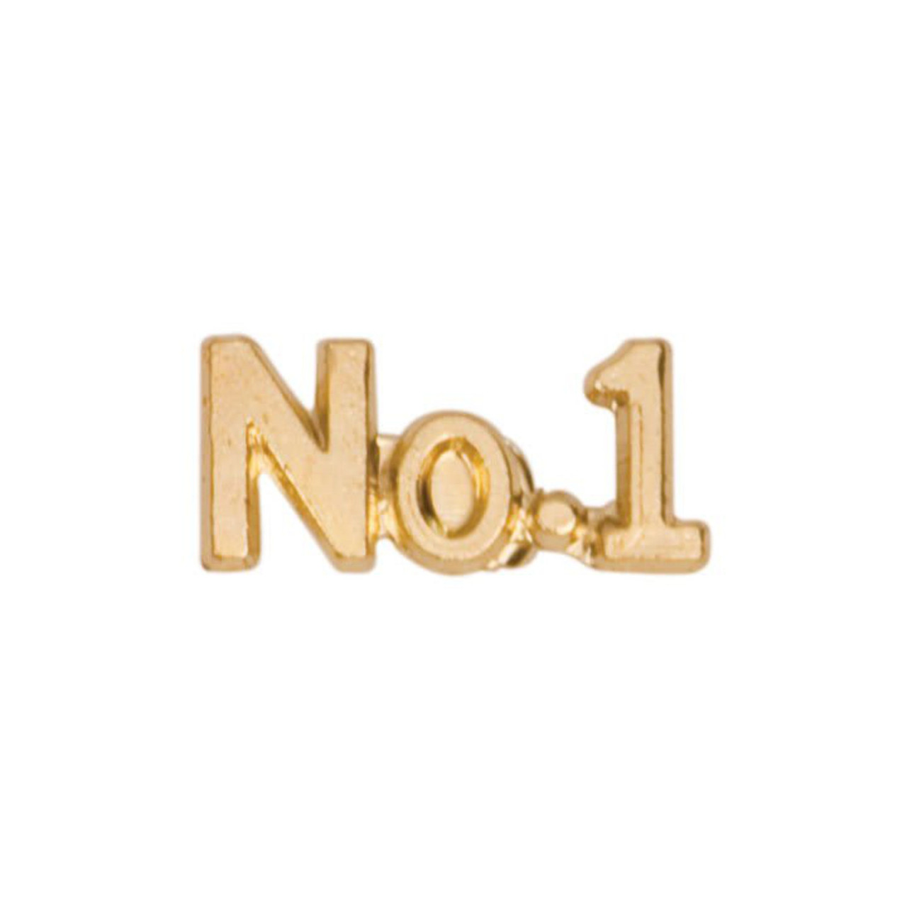 No. 1 Lapel Pin | Letter Jacket Chenille Pin - #1