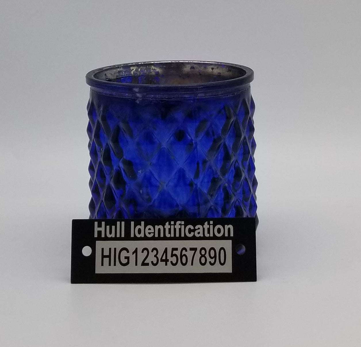 Boat Hull Identification Number Plate 1" x 3" | Decade Awards