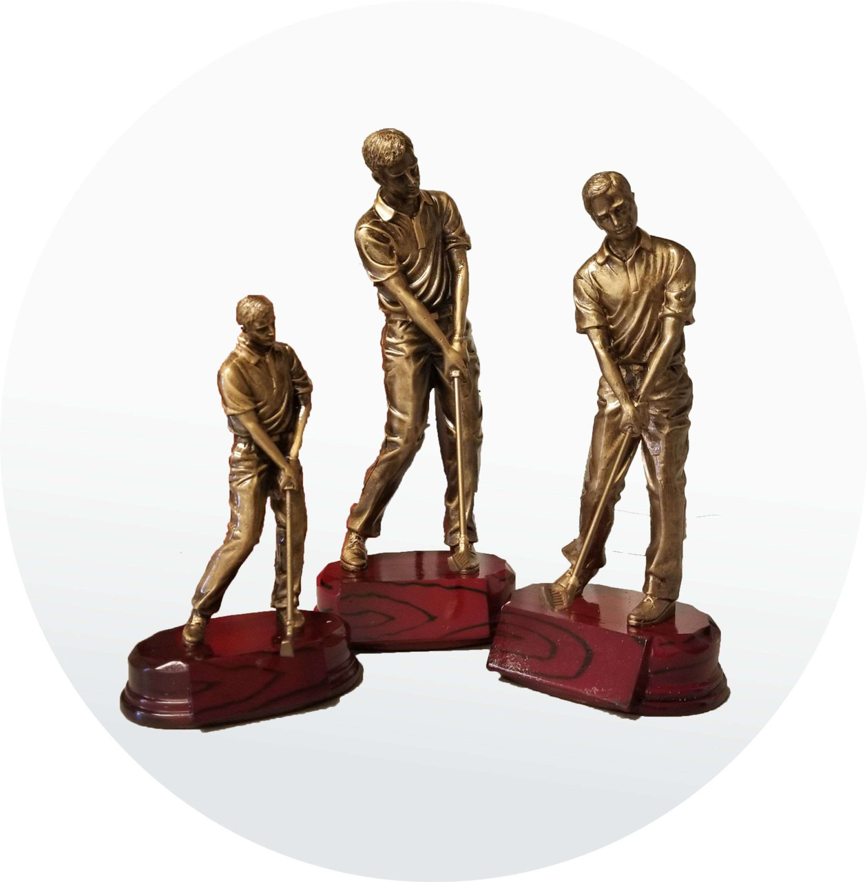 Golf Chip Shot Trophy | Engraved Male Golfer Award - 7.5", 9.75" or 11 ...