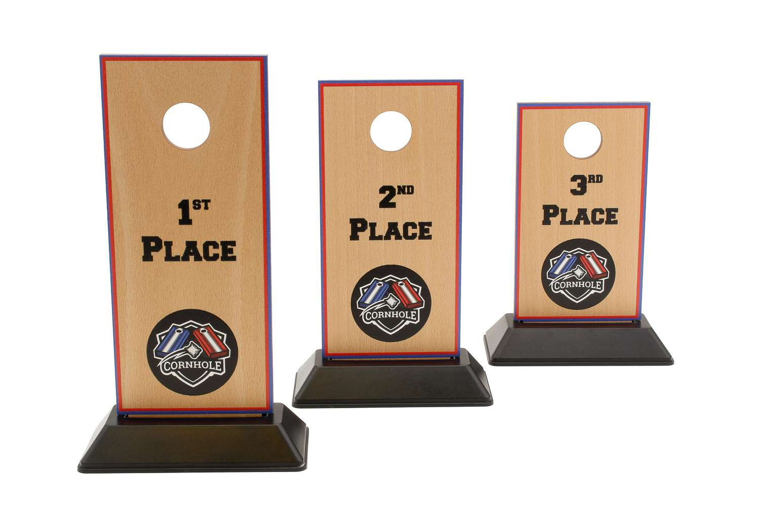 Cornhole Board Trophy - Plastic Base / Engraved Cornhole 1st, 2nd or ...