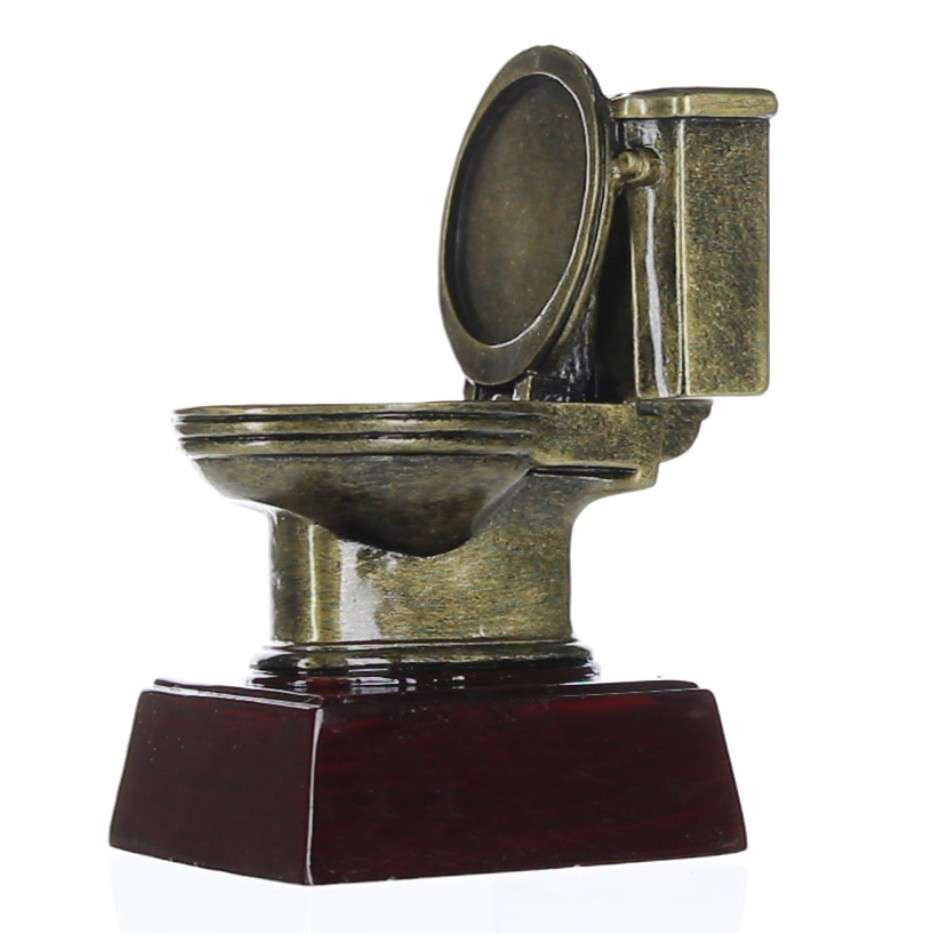 Shop Online Gold Toilet Bowl Trophy - Last Place Award