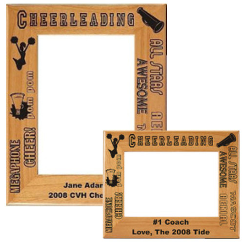Cheer Picture Frame 2, Personalized - 3 Sizes