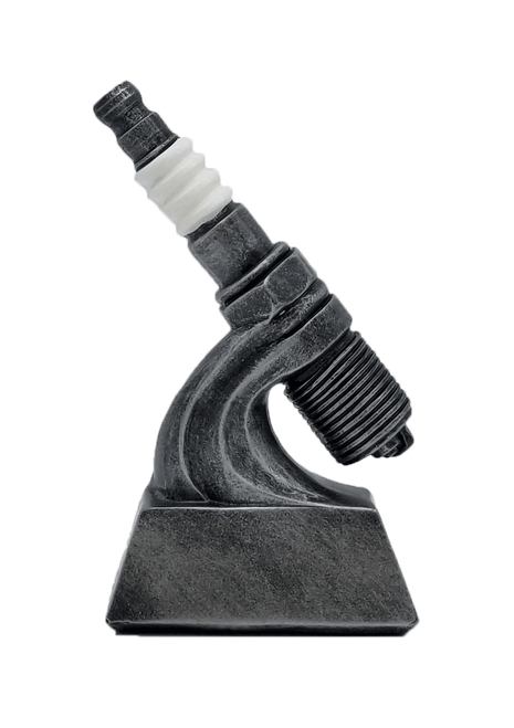 Personalized Spark Plug Trophy - Engraved Mechanic Award - 6 or 8 Inch