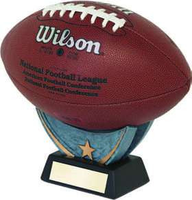 Football Game Ball Holder | Engraved Football Stand - 4 Inch Tall ...