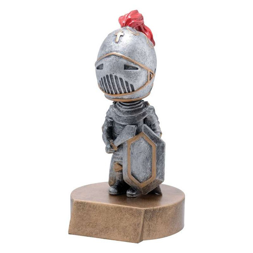 Knight Mascot Bobblehead Trophy | Engraved Knight Award - 6" Tall ...
