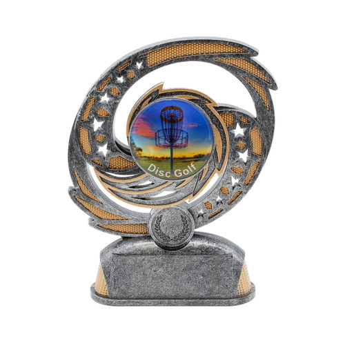 Hurricane Disc Golf Trophy | Free Custom Engraving - 6.5 Inch Tall