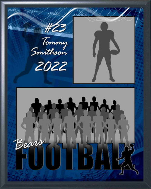 Football Memory Mate Plaque 2 - Personalized | Individual & Football ...