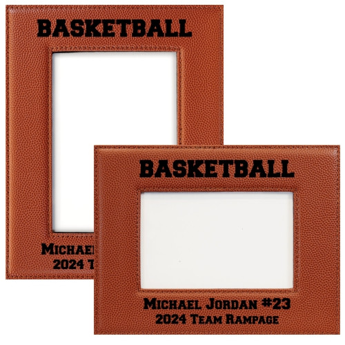 Basketball Picture Frame, Personalized - 2 Sizes