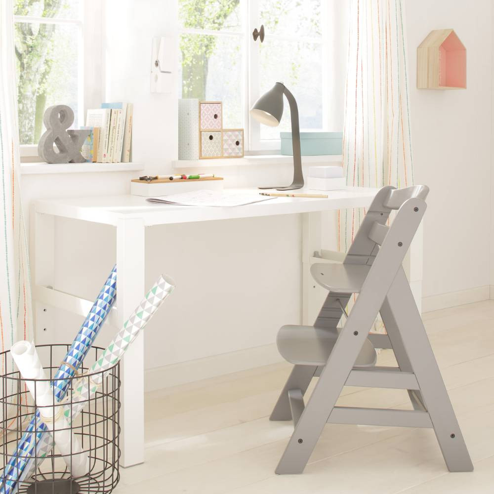 Hauck Alpha+ Wooden Highchair - Grey | Hauck | Little Bird Brands