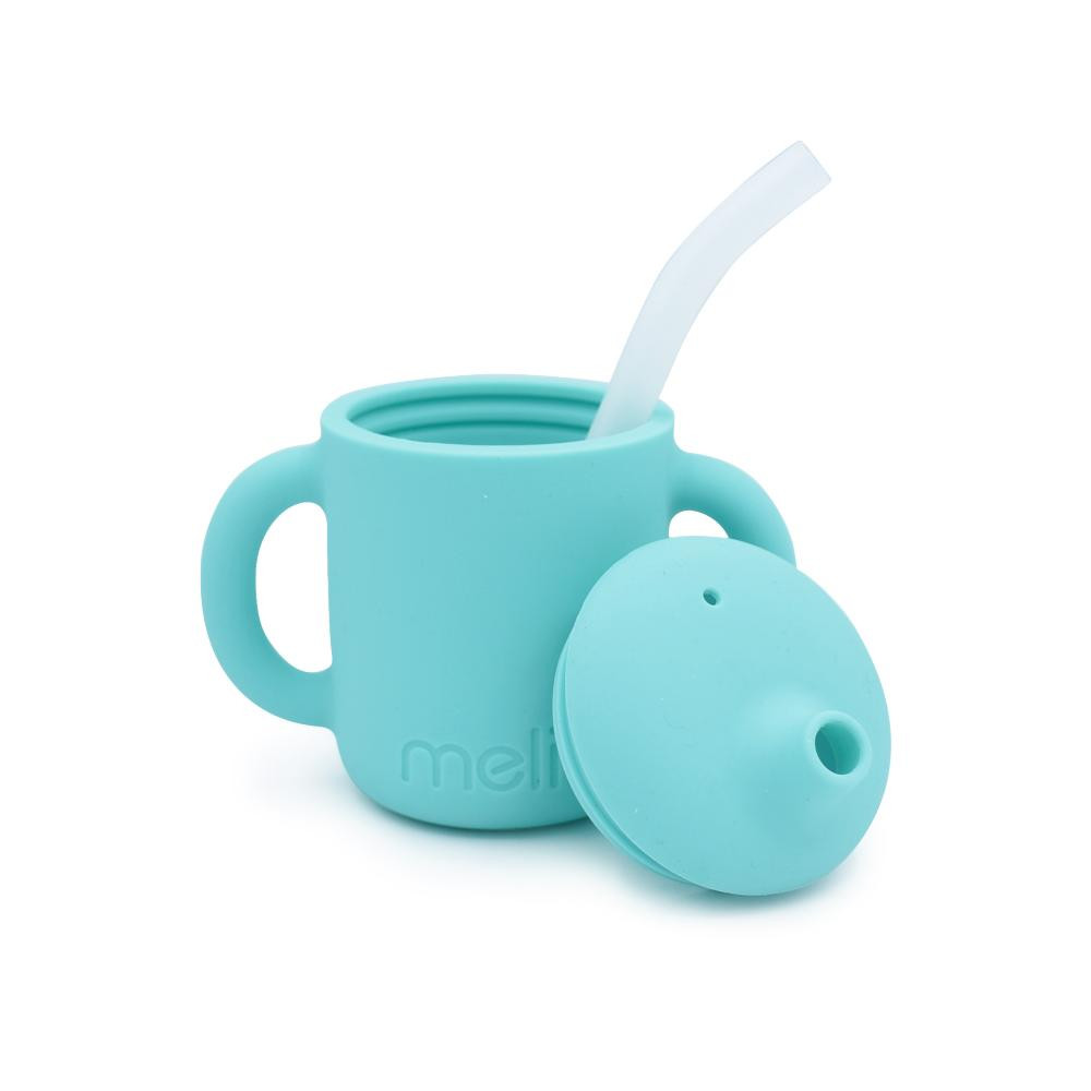 Melii 3 in 1 Silicone Training Cup - Blue | Melii | Little Bird Brands