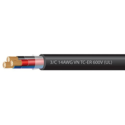 14 AWG 3 Conductor VNTC Tray Cable 600 Volts UL Electrical Wire 14 AWG 3 Conductor VNTC Tray Cable 600 Volts UL Electrical Wire