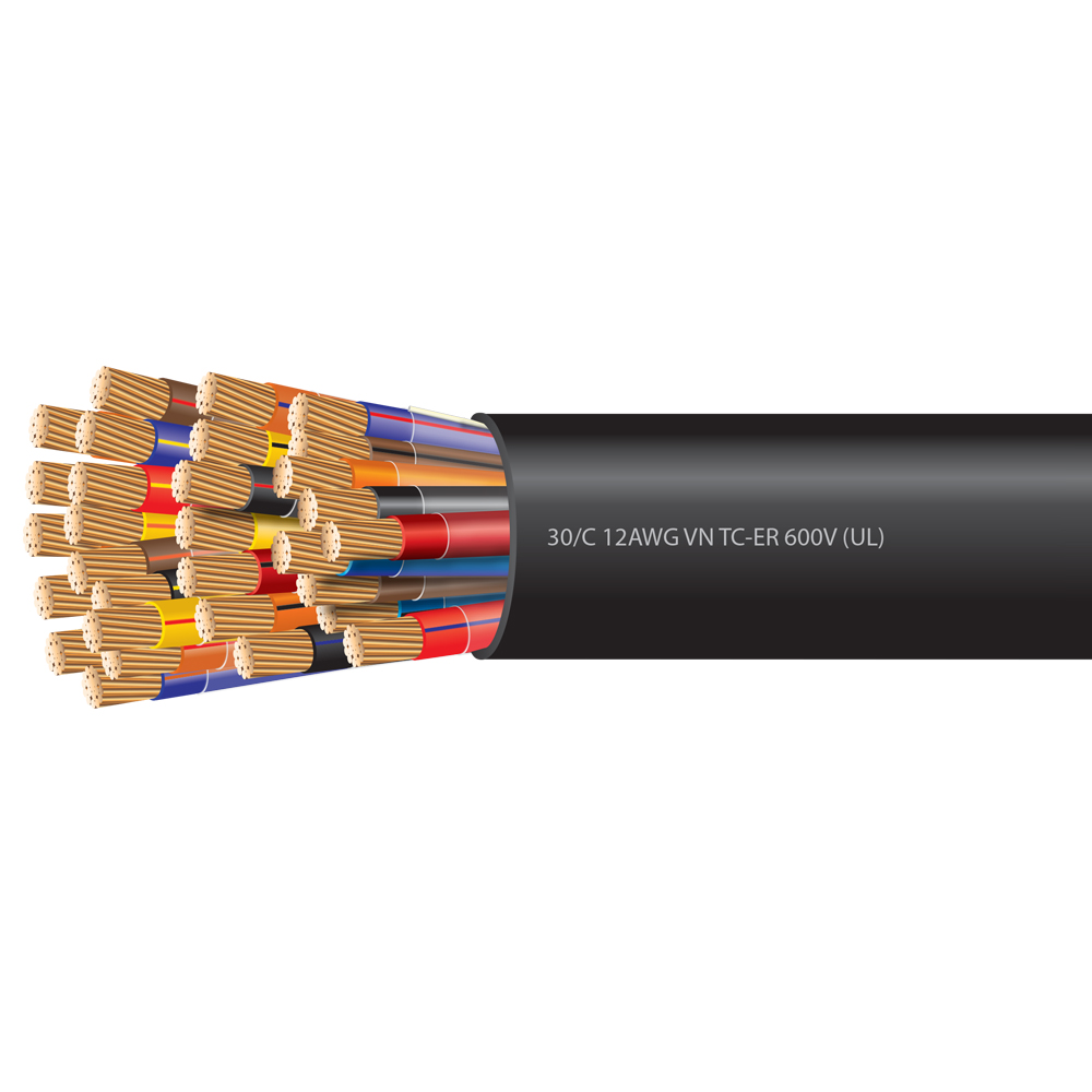 12 AWG 25 Conductor VNTC Tray Cable 600 Volts (UL) - Electrical Wire ...