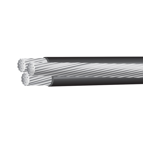 6 AWG Al Aerial Triplex XLP 600 Volts - Code Voluta | Ewcswire