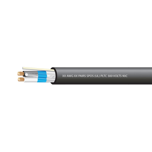 16 AWG 1 PAIR SHIELDED POWER LIMTED TRAY CABLE 300 VOLTS - Electrical ...