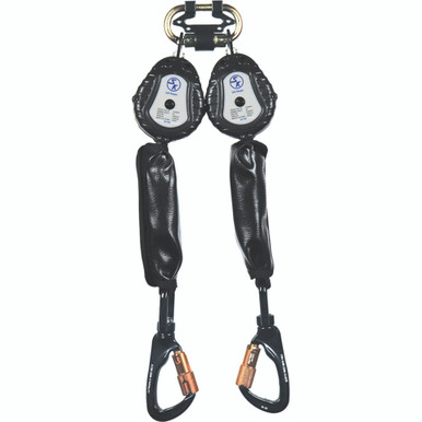 Safe Keeper Joey Lightweight 6ft Dual Webbed Self-Retracting Lifeline ...