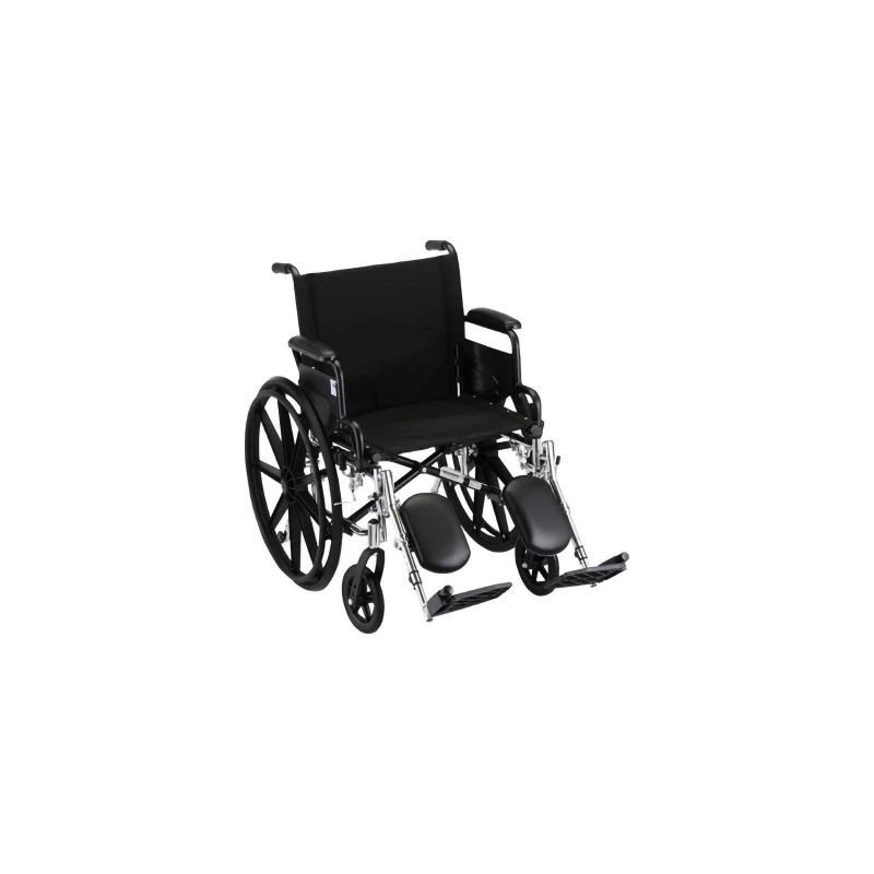 Nova Ortho-Med - 7160Le - Wheelchair - 16In Lightweight With Flip Back ...