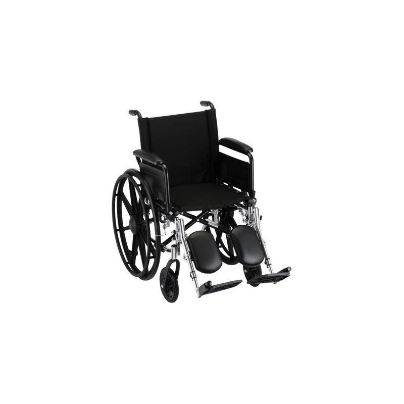 Nova Ortho-Med - 7160Le - Wheelchair - 16In Lightweight With Flip Back ...