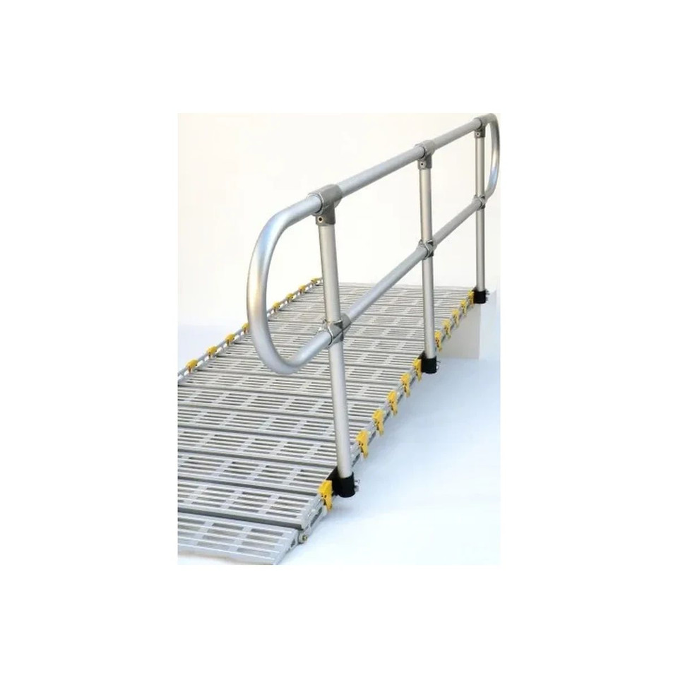 Roll-A-Ramp - 4040-6L - Aluminum Handrail Loop Ends, 8' Fits Length ...
