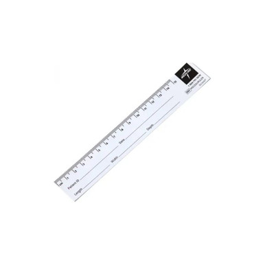 Medline - Msceduruler - Educare Wound Measuring Ruler Paper Graduated ...
