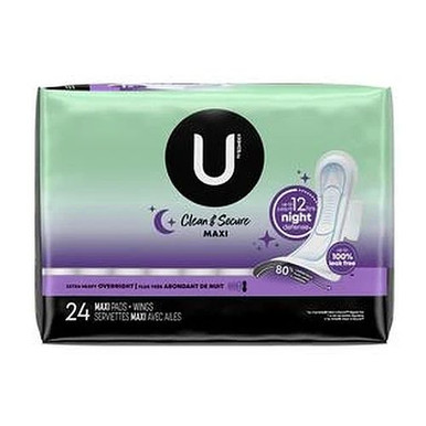 Kimberly Clark - 53635 - U By Kotex Premium Maxi X - Heavy Overnight ...