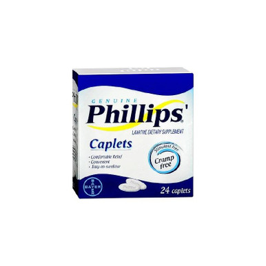 Bayer - Philips - 12846051673 - Phillips' Laxative Caplet 24 Per Box ...