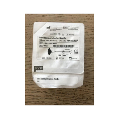 Cook Medical - G04431 - Intraosseous Infusion Needle 45 Degree Trocar ...