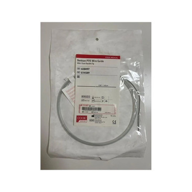 Cook Medical - G14589 - Bentson Ptfe Wire Guide .038"/145Cm - Each