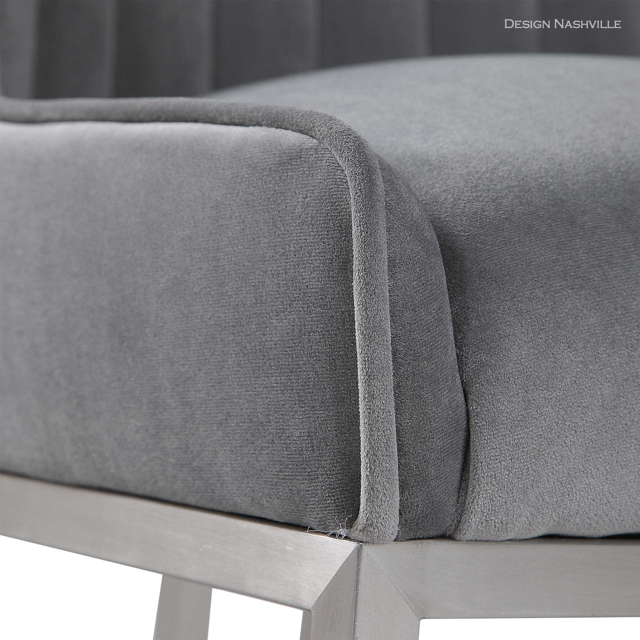 Grey Cloud Counter Stool