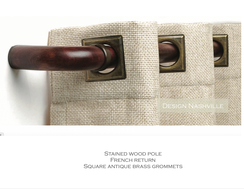 French Return Drapery Hardware