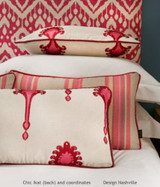 Chic Ikat raspberry pink