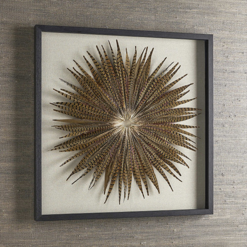 Circle of Feathers Shadow Box