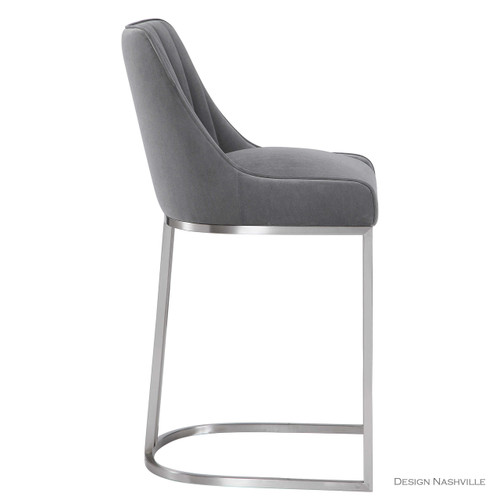 Grey Cloud Counter Stool