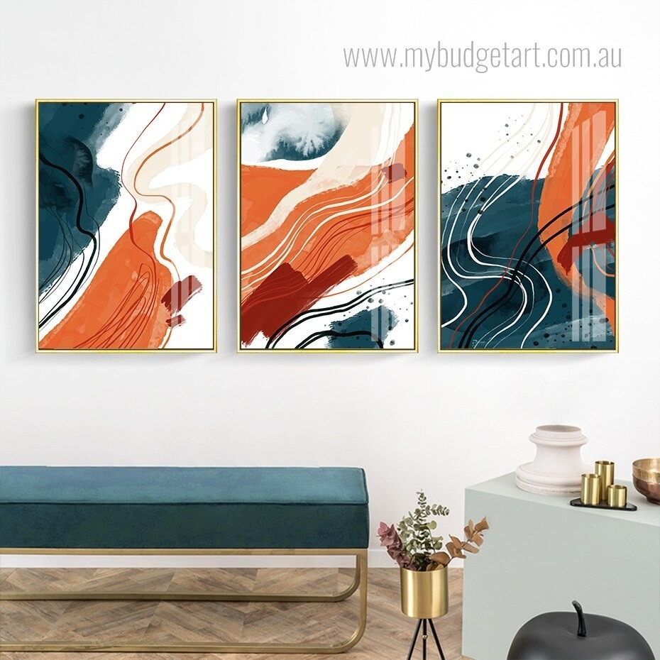 Chromatic Daubs Home Decor