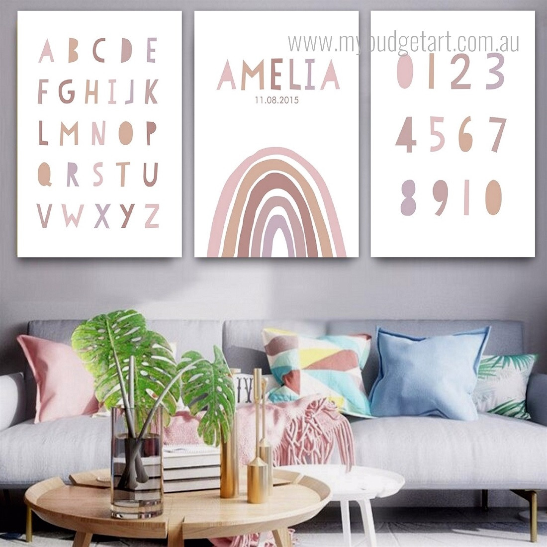 Numeric Counting Nursery Prints