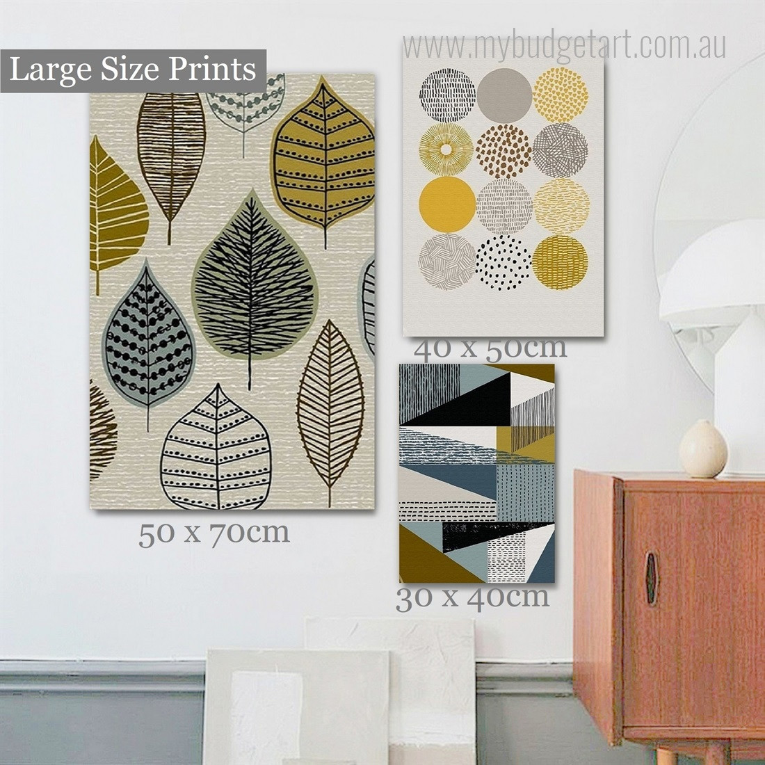 Trigon Circular Tarnish Wall Art - mybudgetart.com.au
