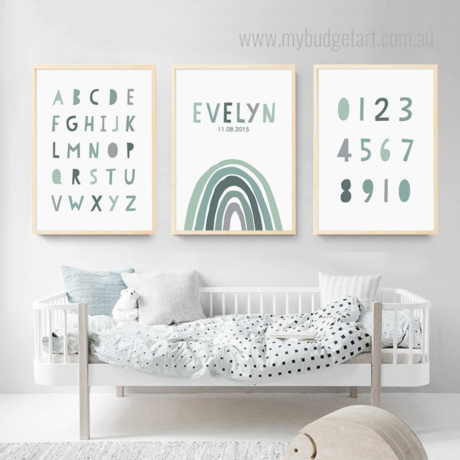 A To Z Alphabet Nursery Art